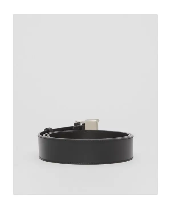 Burberry Letter Graphic Leather Belt