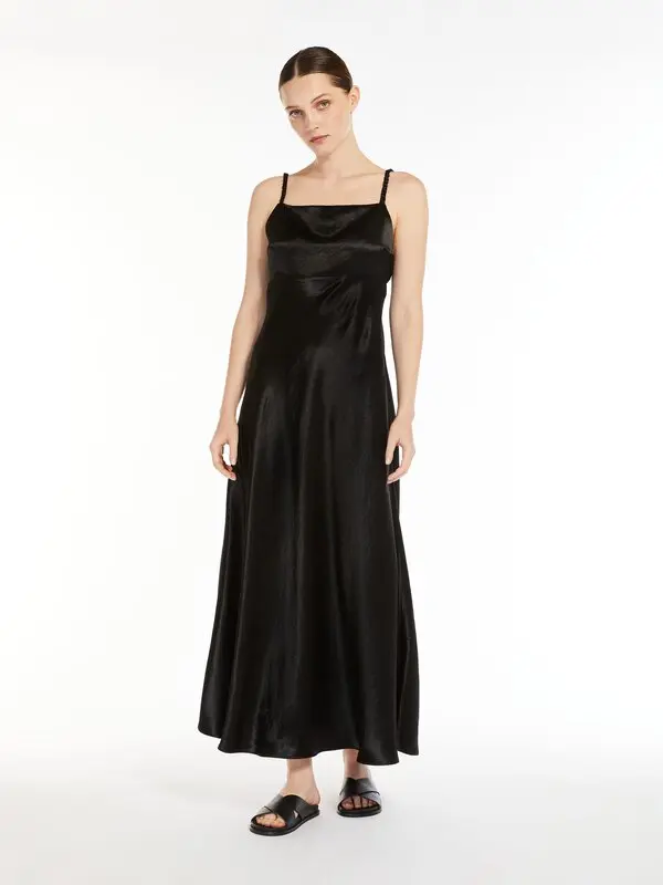 Max Mara Sleeveless Square Neck Maxi Dress