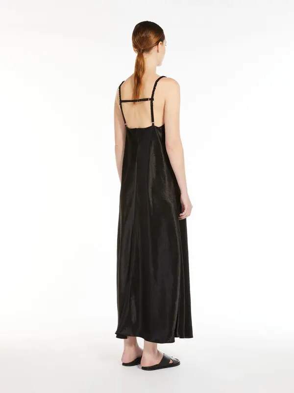 Max Mara Sleeveless Square Neck Maxi Dress