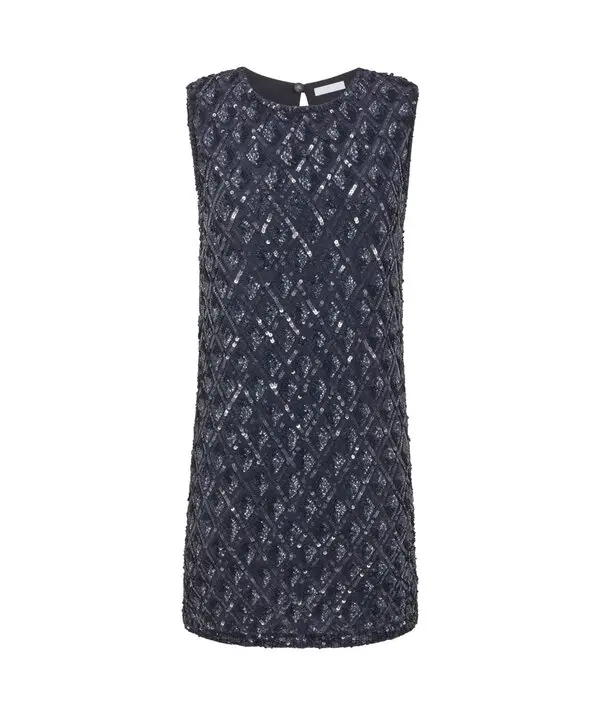 P.a.r.o.s.h Sequin Mini Dress - Blu