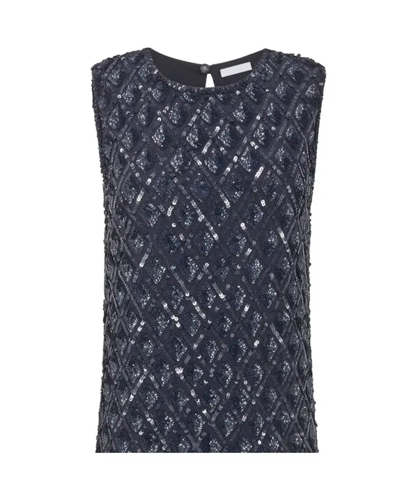 P.a.r.o.s.h Sequin Mini Dress - Blu