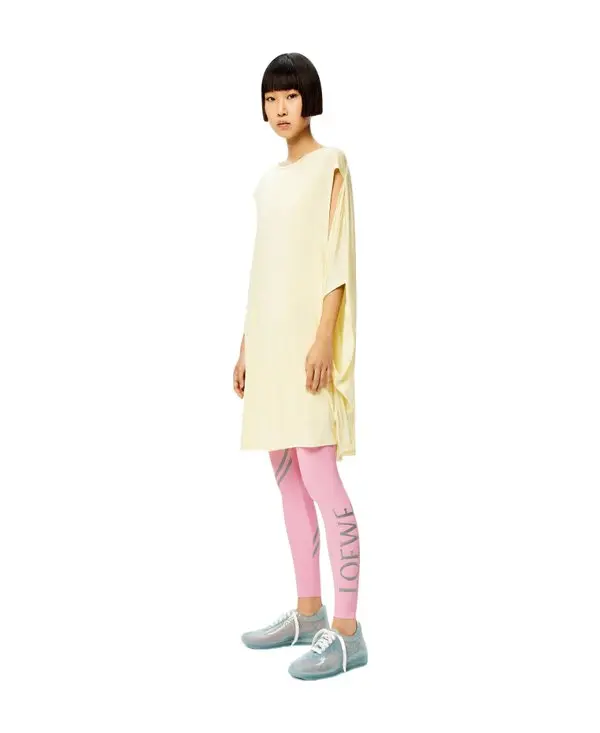 Loewe Leggings In Polyamide And Elastane - Pink