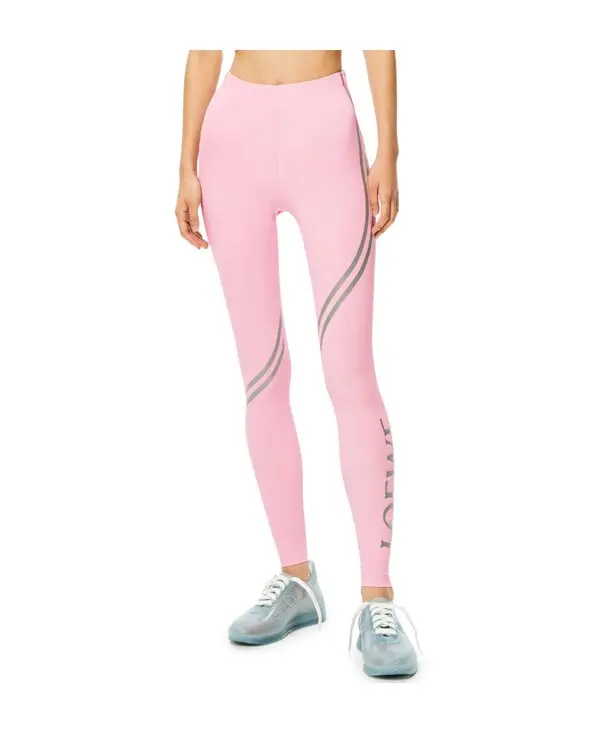 Loewe Leggings In Polyamide And Elastane - Pink
