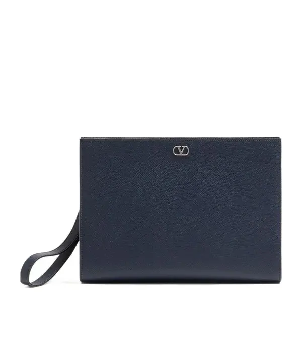 Valentino Garavani Vlogo Signature Wristlet Bag - Black
