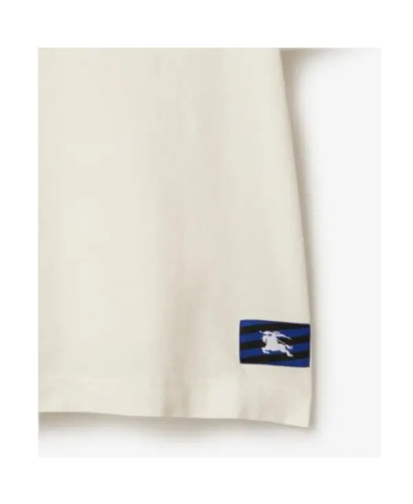 Burberry Logo Patch Crewneck T-shirt - White
