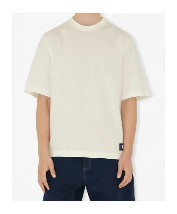 Burberry Logo Patch Crewneck T-shirt - White