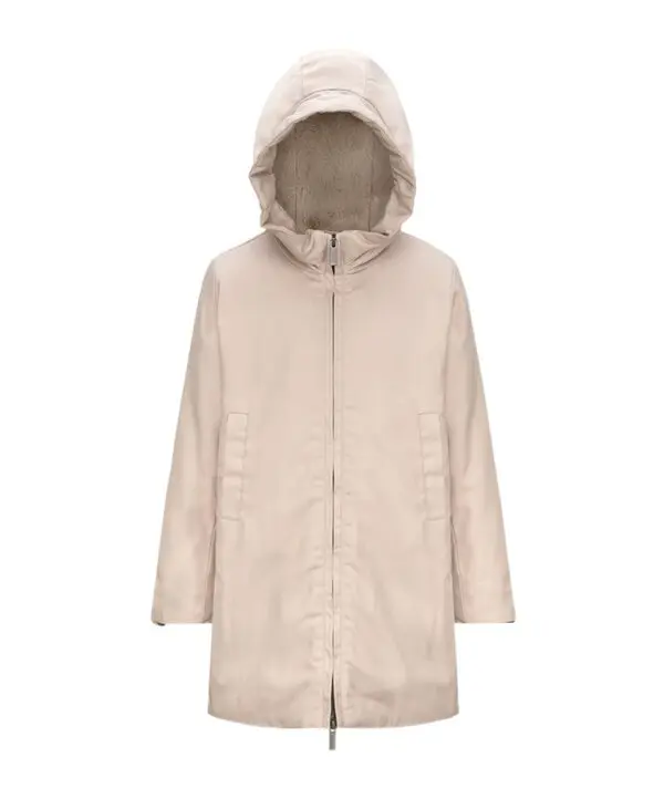 K-WAY Long-sleeved Hooded Casual Jacket - Nude