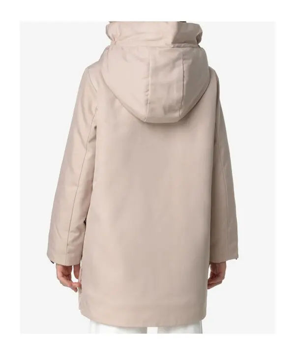 K-WAY Long-sleeved Hooded Casual Jacket - Nude