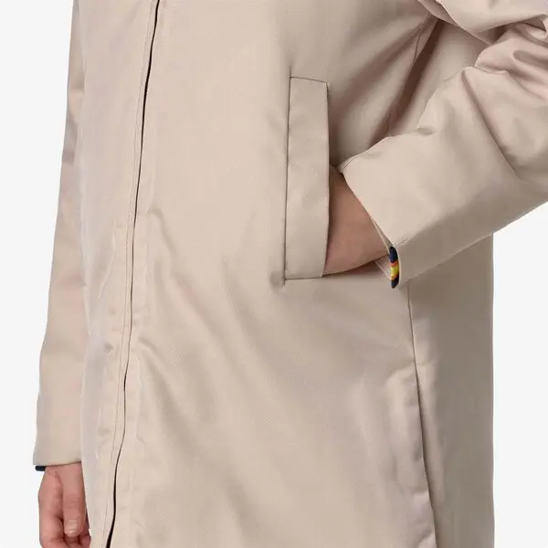 K-WAY Long-sleeved Hooded Casual Jacket - Nude