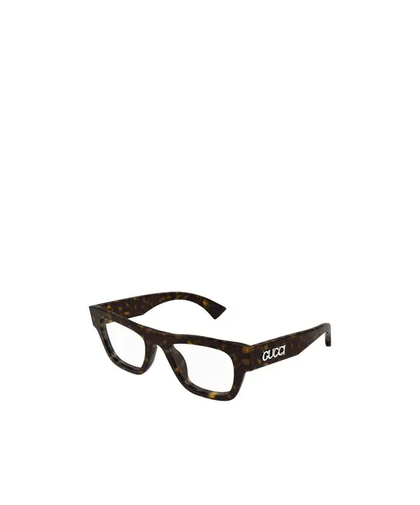Gucci Rectangular Acetate Frames - Black