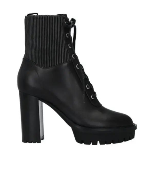 GIANVITO ROSSI High Heel Lace Up Boots
