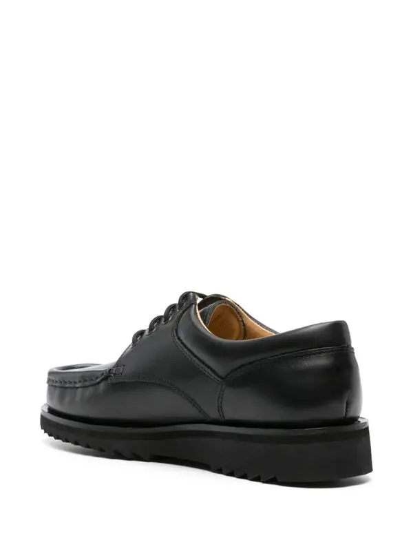 Paraboot Thiers Patent Leather Boat Shoes