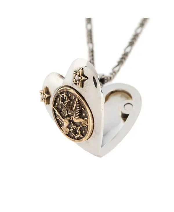 Alexander McQueen Heart Locket Necklace