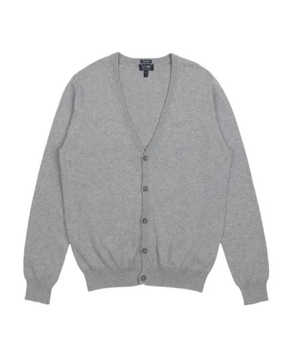 Emporio Armani V-neck Knitted Cardigan - Gray