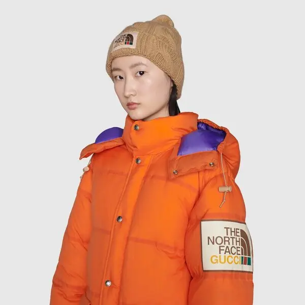 Gucci The North Face X Down Jacket - Orange