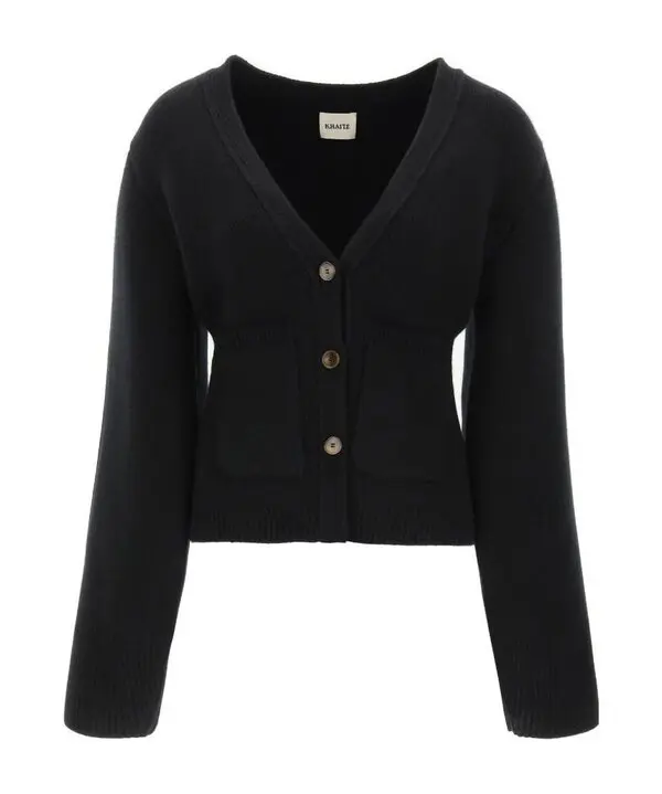 Khaite Scarlet Boxy Cardigan - Black