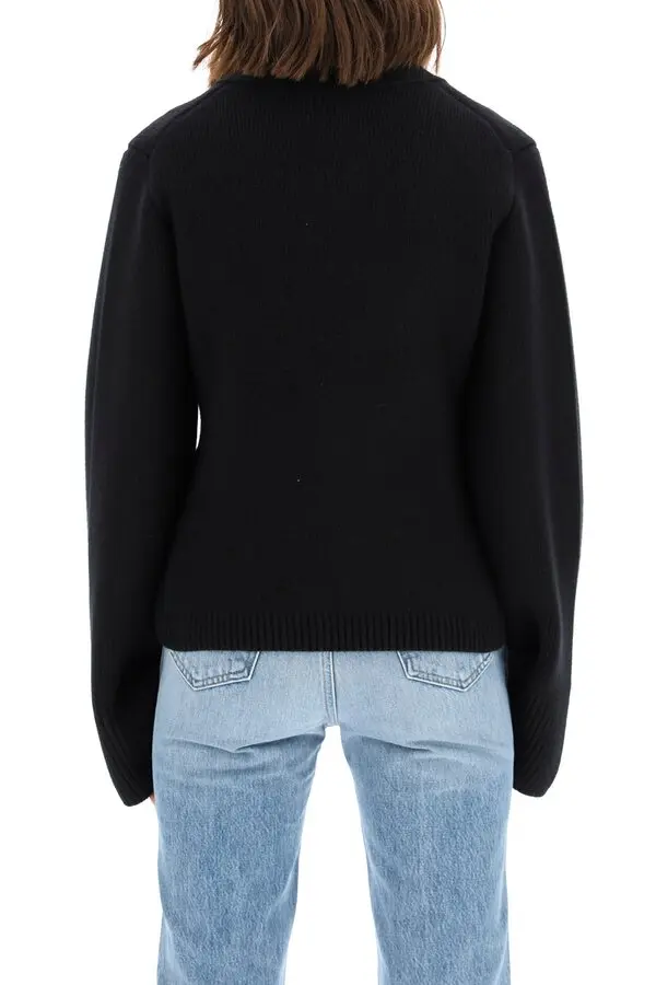 Khaite Scarlet Boxy Cardigan - Black