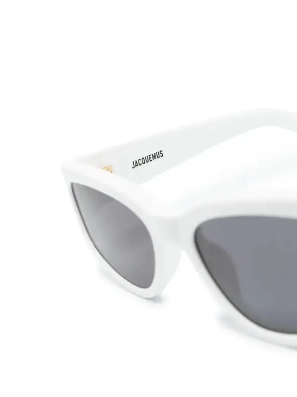 Jacquemus Rectangle Frame Sunglasses - Gray