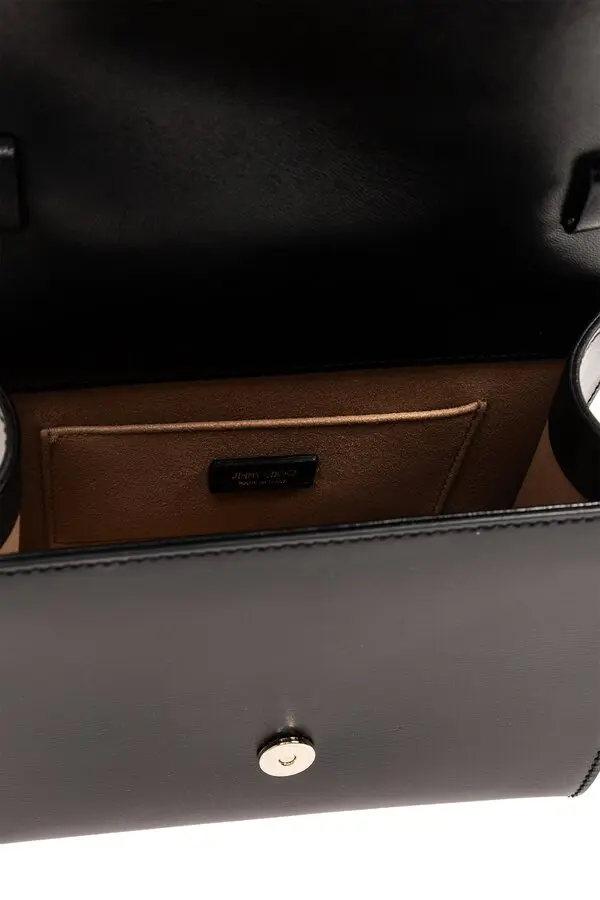 JIMMY CHOO Small Avenue Leather Tote Bag