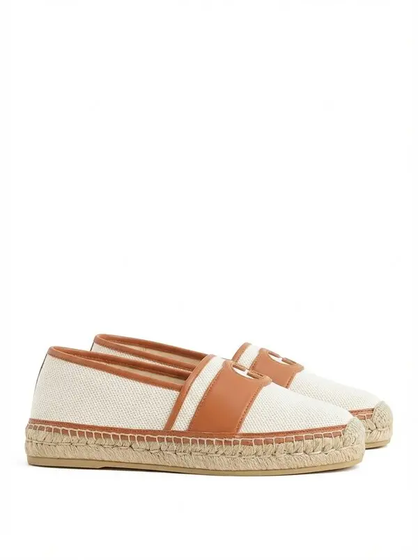 Gucci Logo Cut-out Slip-on Espadrilles