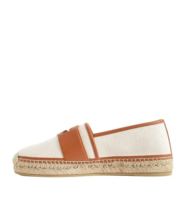 Gucci Logo Cut-out Slip-on Espadrilles