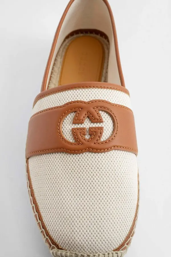 Gucci Logo Cut-out Slip-on Espadrilles