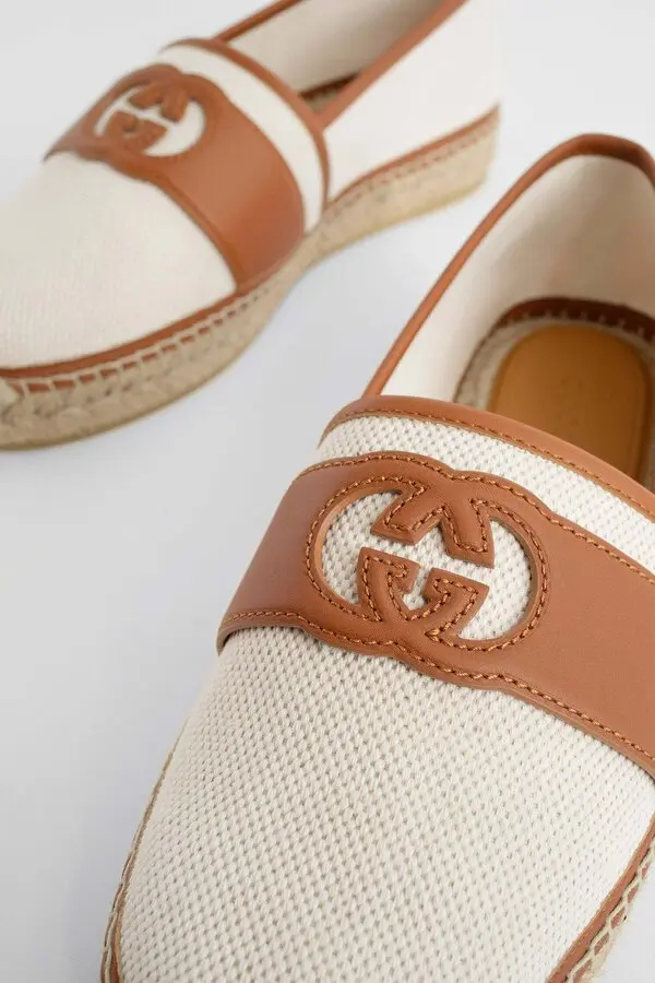 Gucci Logo Cut-out Slip-on Espadrilles