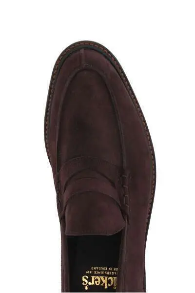 TRICKER'S Adam Suede Loafers - Black
