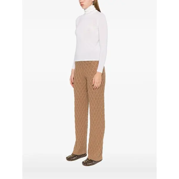 Max Mara Saluto Turtleneck Long-sleeved Jumper - White