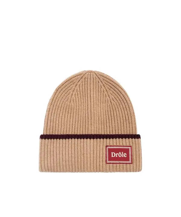 Drole De Monsieur Drôle De Wool Beanie - Brown