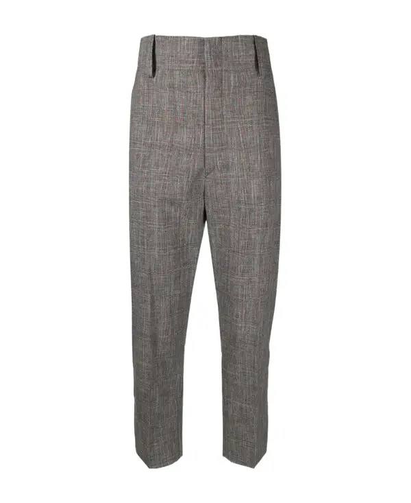 Isabel Marant Étoile Plaid Tapered Trousers