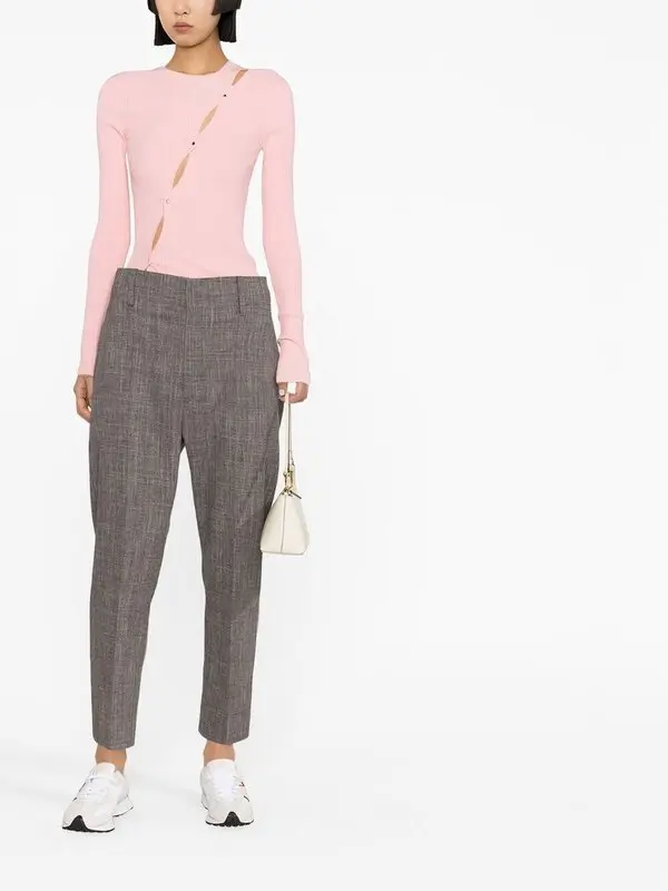Isabel Marant Étoile Plaid Tapered Trousers
