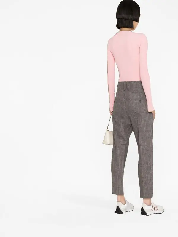 Isabel Marant Étoile Plaid Tapered Trousers