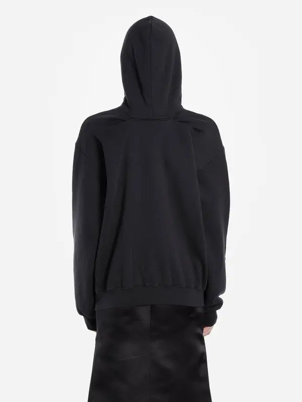 Balenciaga Logo Hoodie - Black