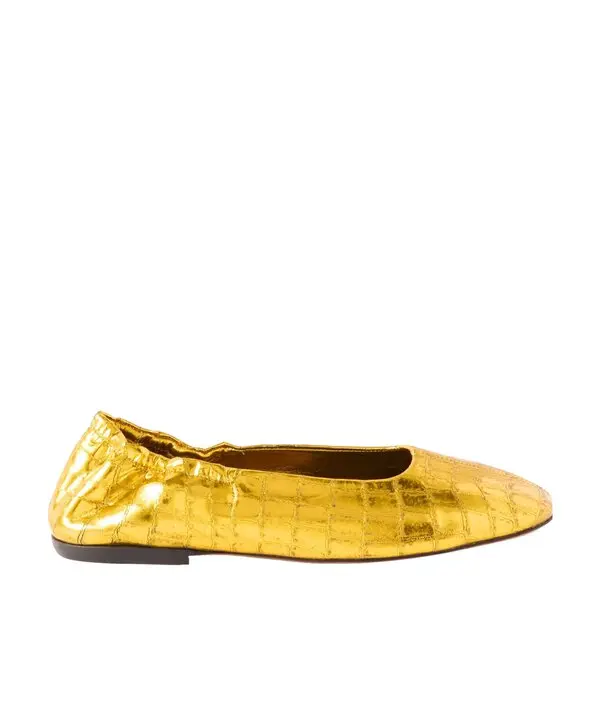 Dries Van Noten Round Toe Ballet Flats
