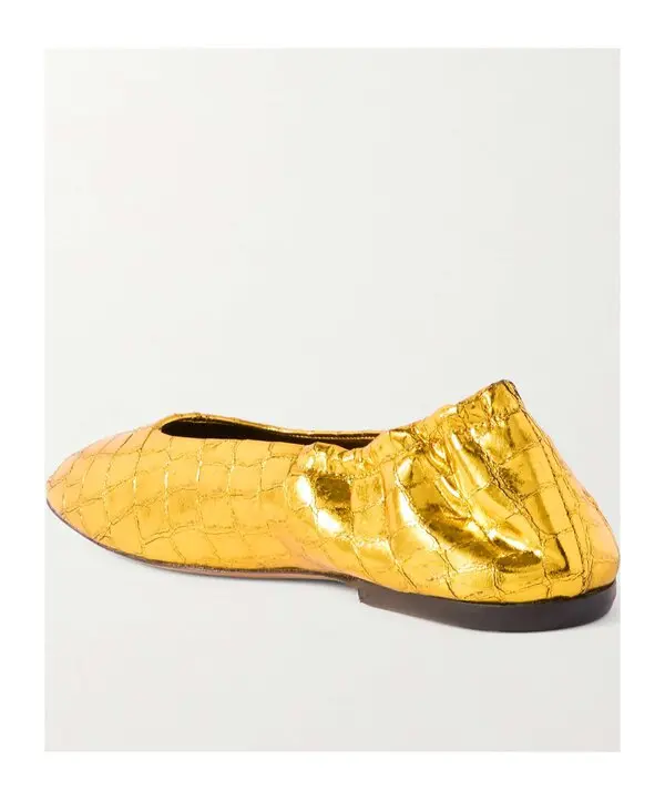 Dries Van Noten Round Toe Ballet Flats