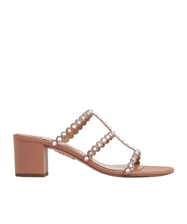 AQUAZZURA 55mm Crystal-embellished Open-toe Sandals