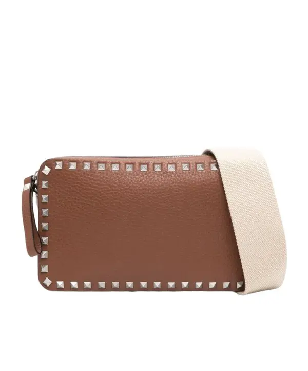 Valentino Garavani Rockstud Cross Body Bag - Brown