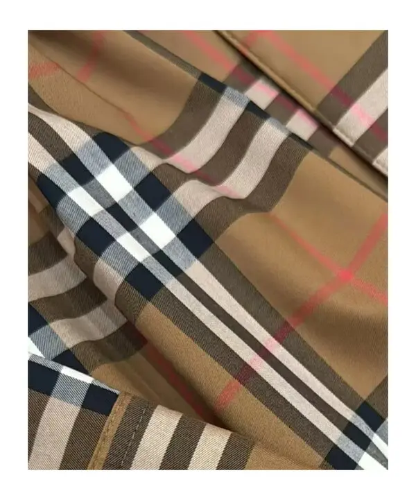 Burberry Check Stretch Cotton Shirt Dress - Multicolor