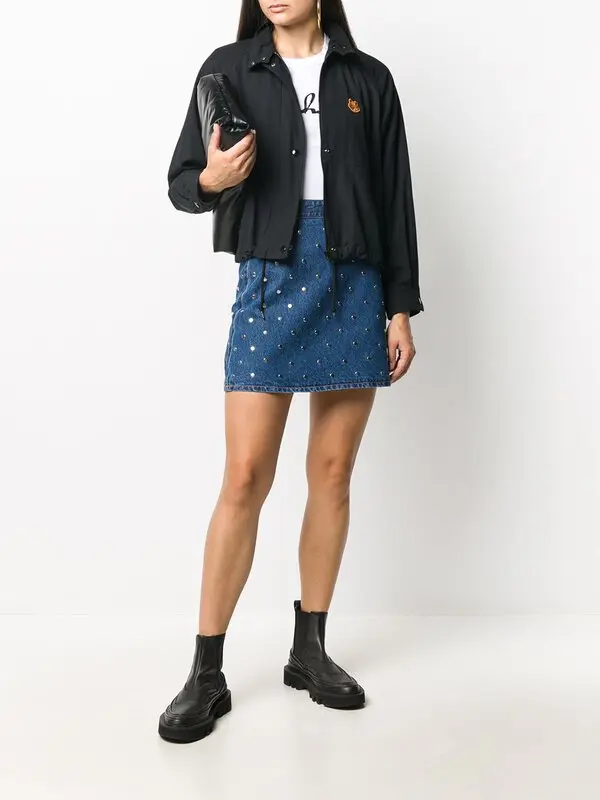 Kenzo Cropped Tiger Patch Jacket