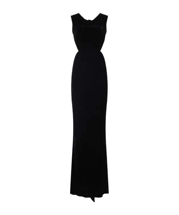 Rick Owens Open Back Gown - Black