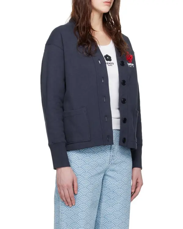 Kenzo Drawn Varsity Embroidered Hooded Sweatshirt