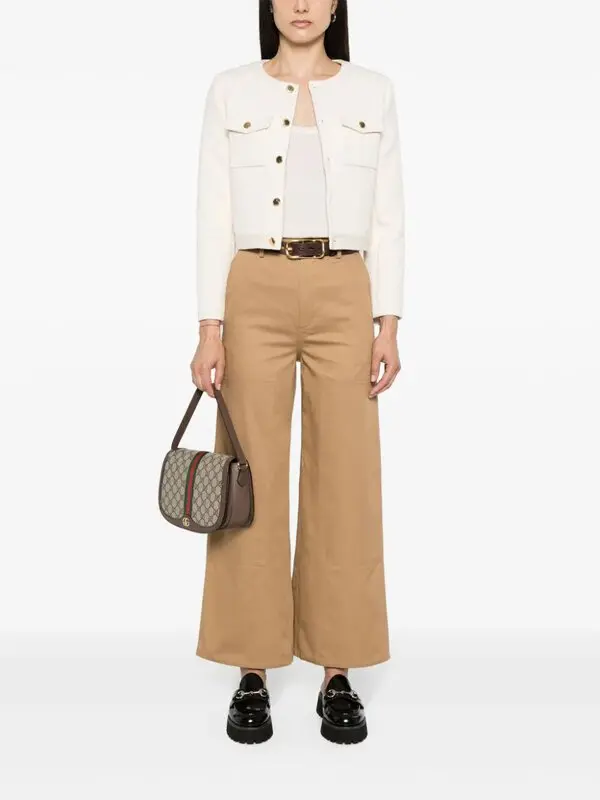Celine Wide-leg Trousers With Belt Loops