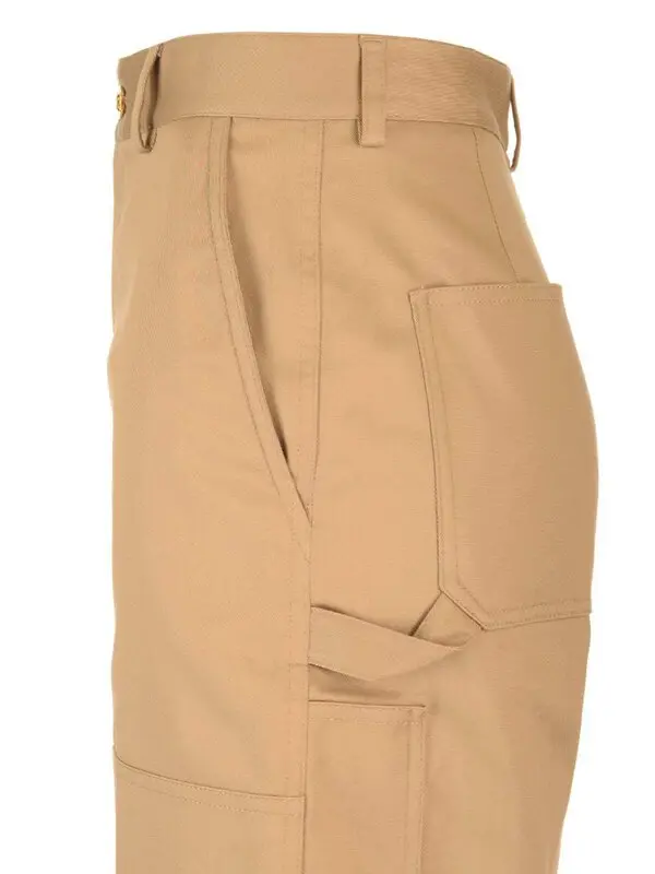 Celine Wide-leg Trousers With Belt Loops