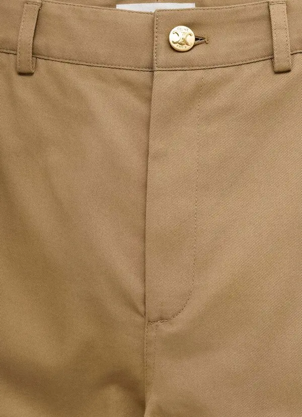 Celine Wide-leg Trousers With Belt Loops