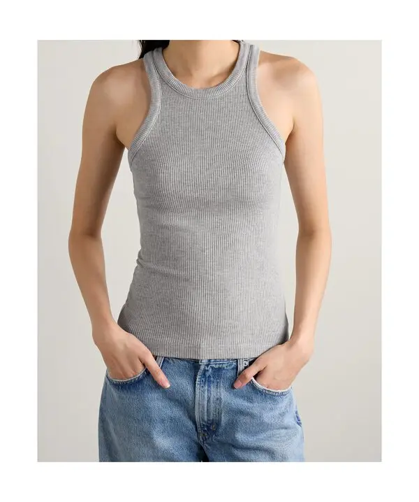 AGOLDE Ribbed Stretch Racerback Vest