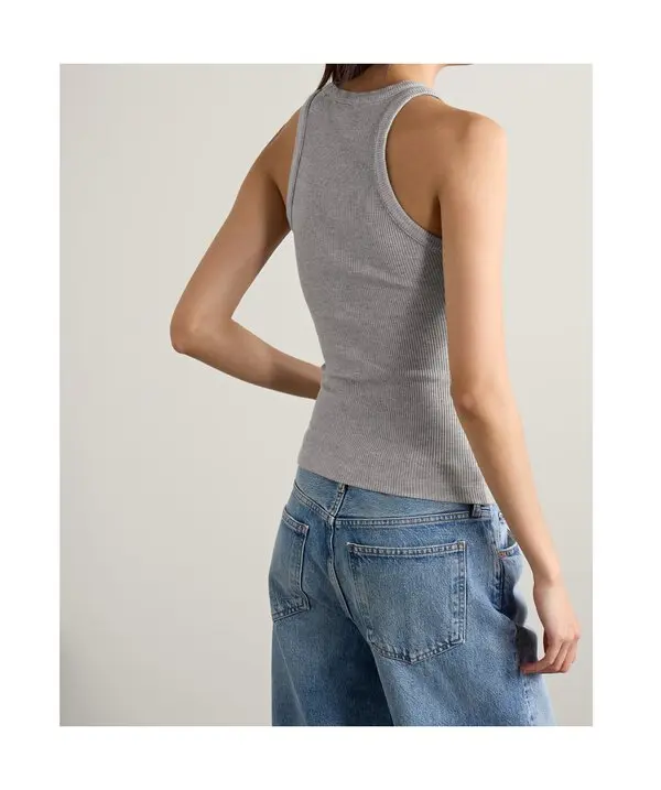 AGOLDE Ribbed Stretch Racerback Vest