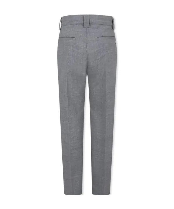 Givenchy Straight Leg Cargo Pants With Silver Logo Detail