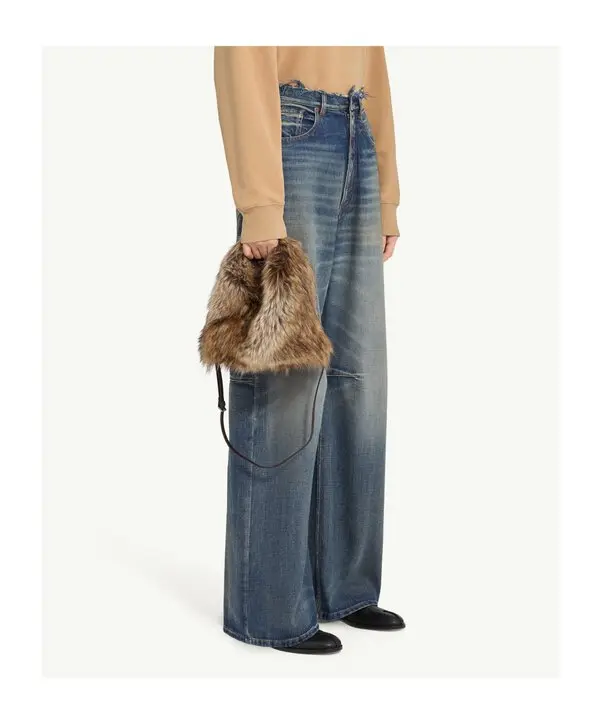 MAISON MARGIELA Frayed Wide-leg Jeans