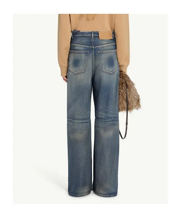 MAISON MARGIELA Frayed Wide-leg Jeans